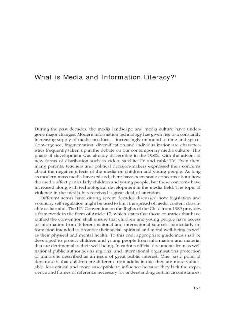 232 What Is Media PDF | PDF | Information Literacy | Mass Media
