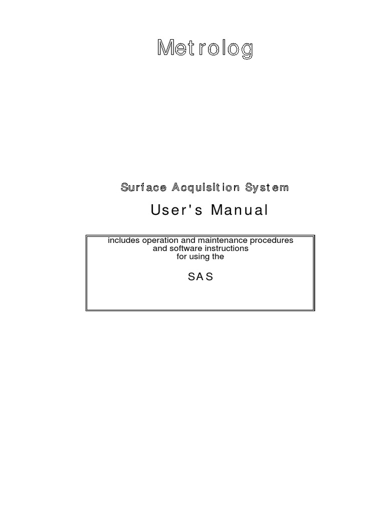 SAS Manual | PDF | Sas (Software) | Menu (Computing)