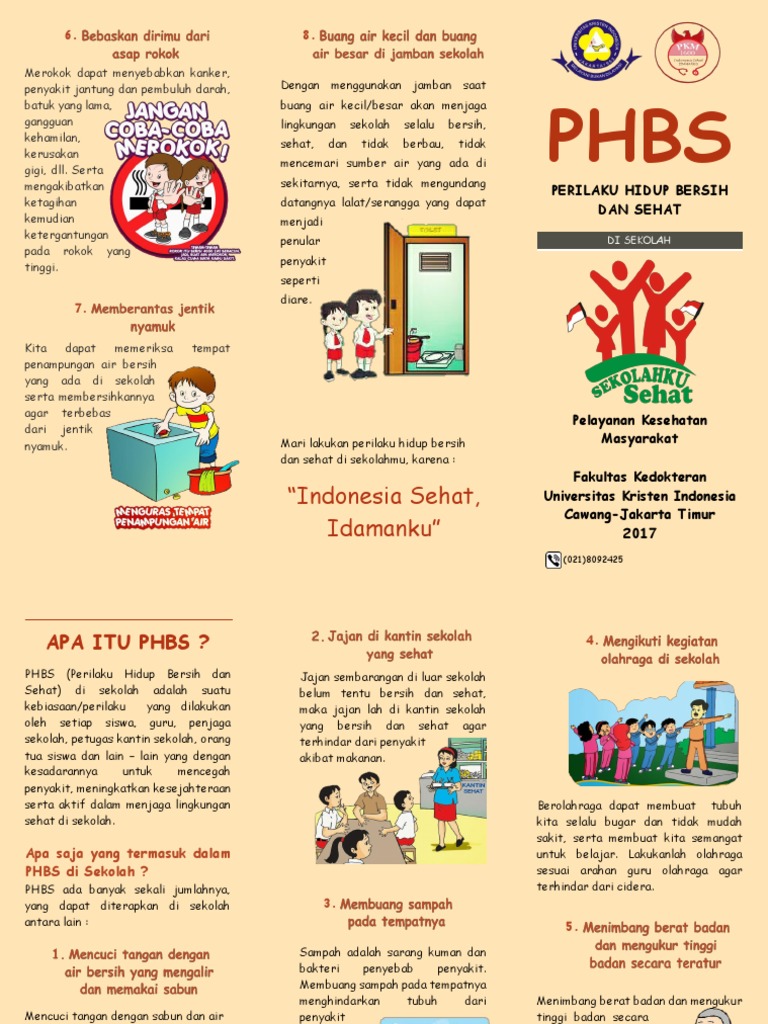 Brosur PHBS | PDF