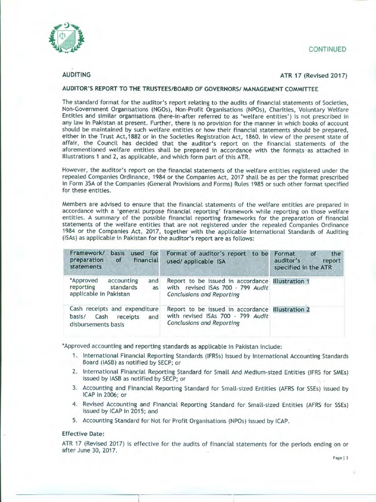 ATR 17 Revised 2017 | PDF