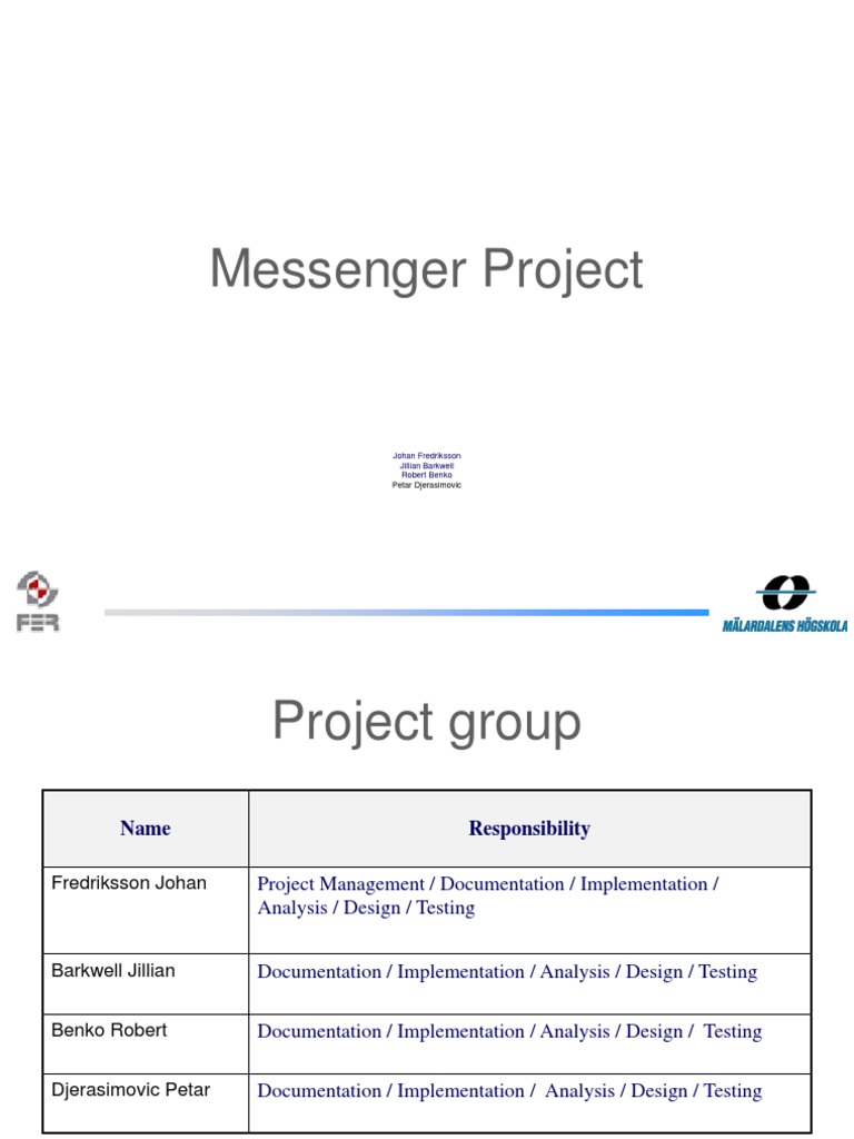 Messenger Project | Download Free PDF | Web Server | Internet & Web