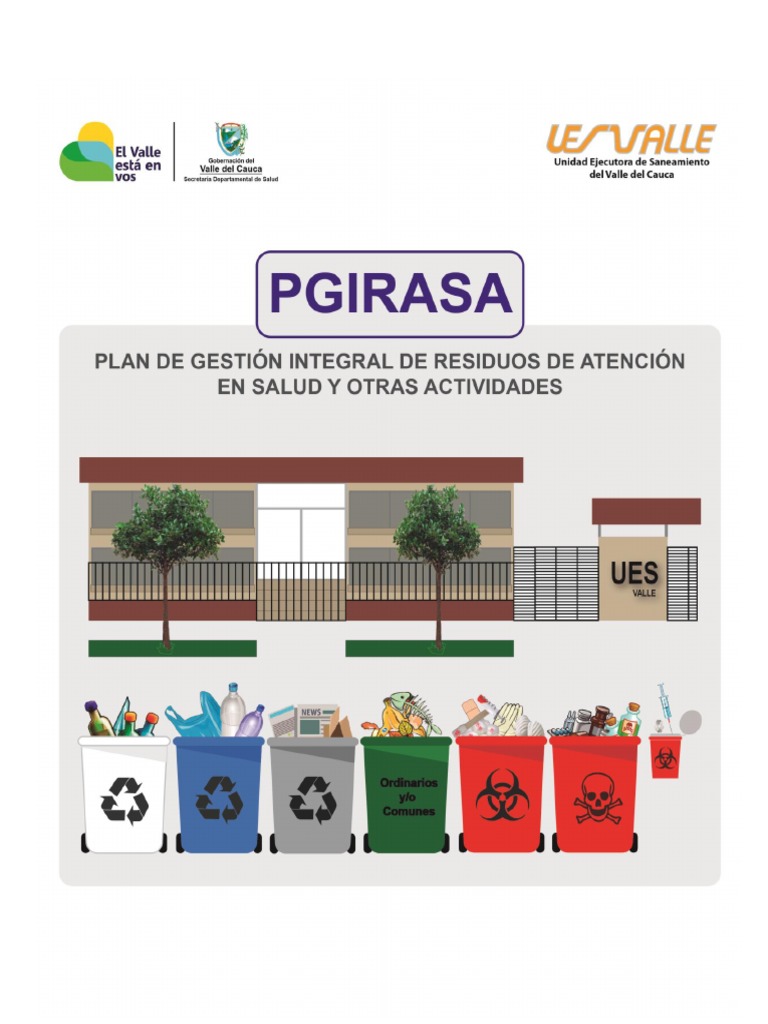 Plan Gestion Residuos Pgirasa Sep30-16 | PDF | Residuos | Saneamiento