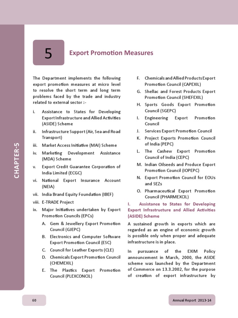7.export Promotion Measures PDF | PDF | Underwriting | Containerization