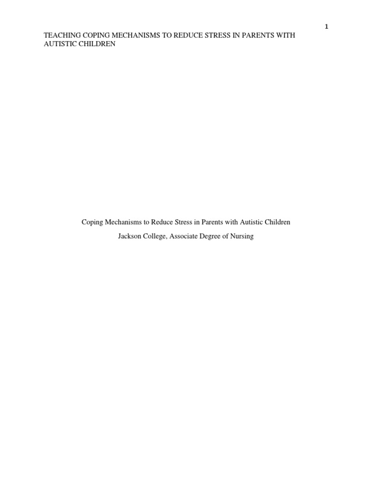 Chases Ebn Paper | PDF | Autism Spectrum | Spectrum Disorder