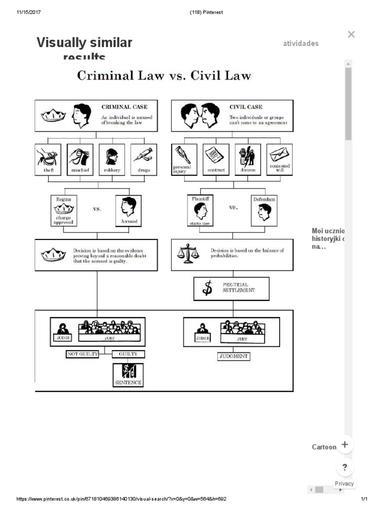 Criminal Law Vs Civil Law | PDF