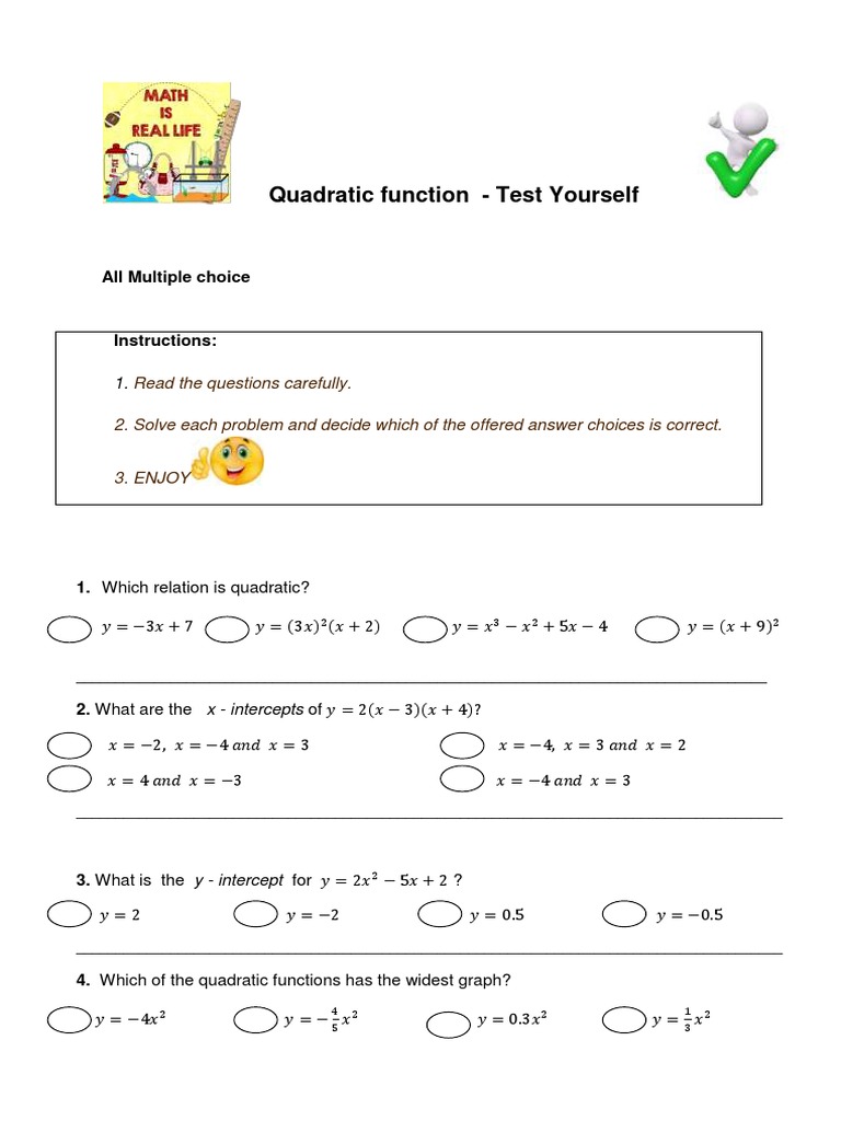 Maximizing Quadratic Functions: A Guide to Solving Word Problems ...