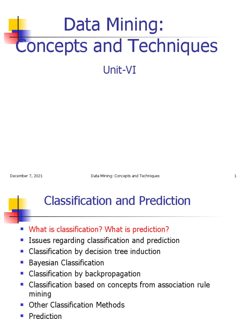 A Data Mining Query Language | PDF | Statistical Classification | Prediction