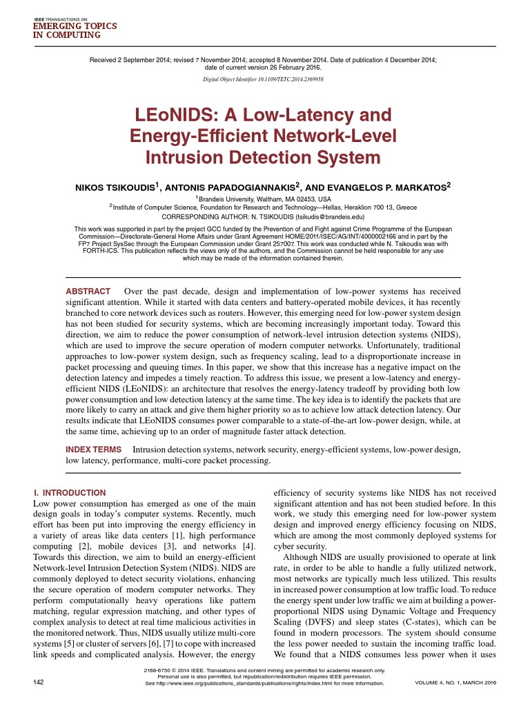 Leonids | PDF | Transmission Control Protocol | Latency (Engineering)