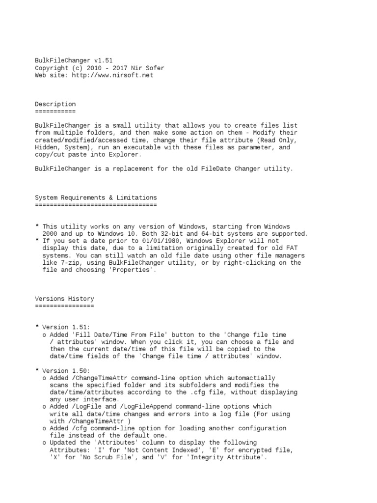 Readme | PDF | Command Line Interface | Computer File