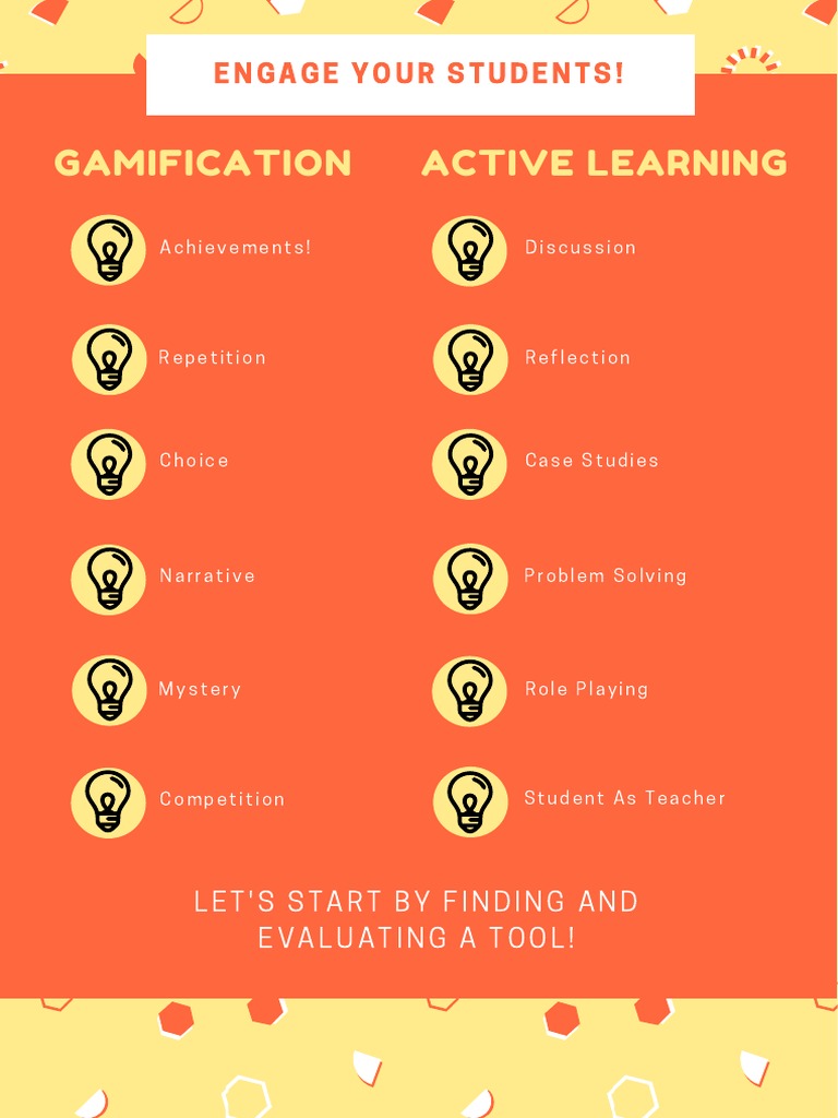Gamification Poster | PDF | Teaching | Educational Psychology