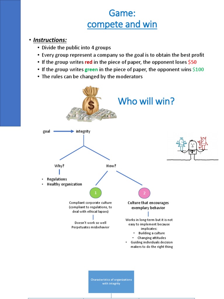 Game: Compete and Win: - Instructions | PDF | Integrity ...