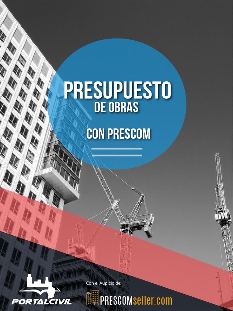 Brochure Presupuestos de Obra PRESCOM | PDF | Presupuesto | Ingeniero civil