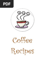 100s of Coffee Recipes | PDF | Coffee | Syrup