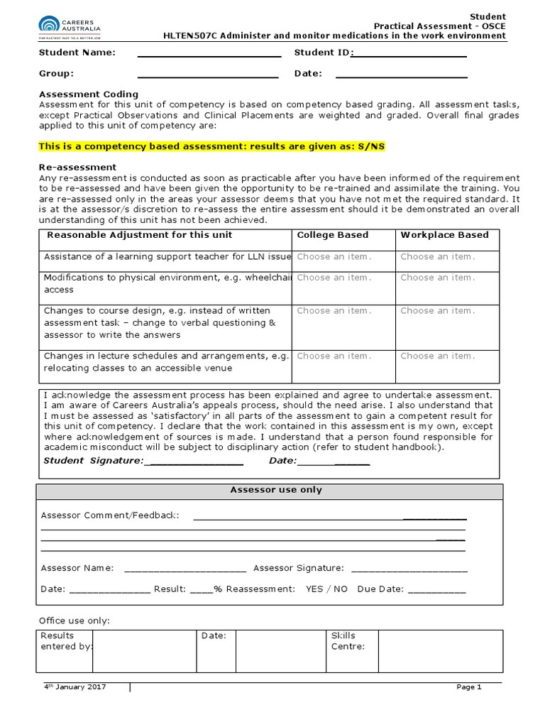 OSCE Medication | Intravenous Therapy | Injection (Medicine)