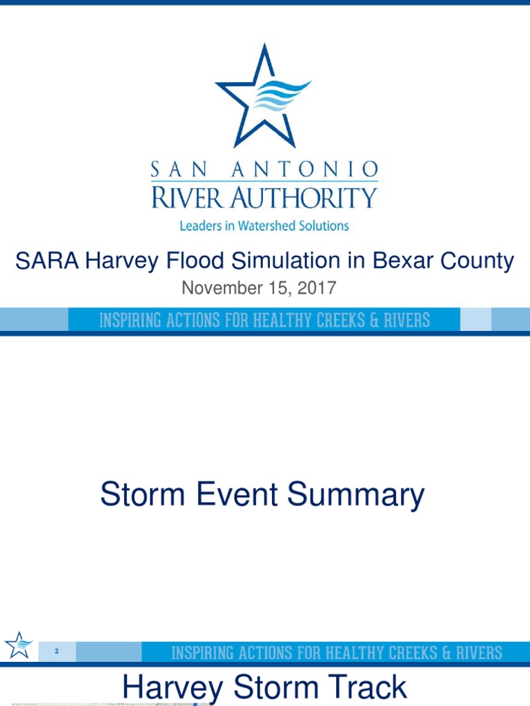 SARA Harvey Simulation | PDF | Floodplain | Flood