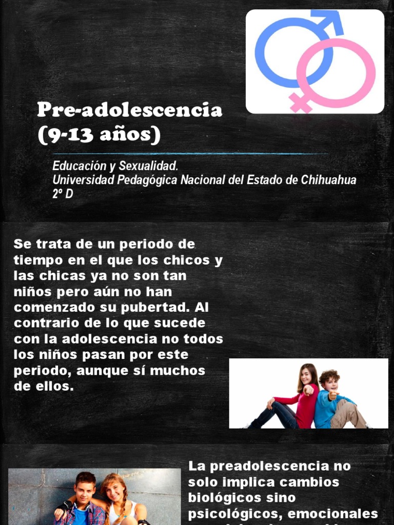 Preadolescencia | Preadolescencia | Adolescencia