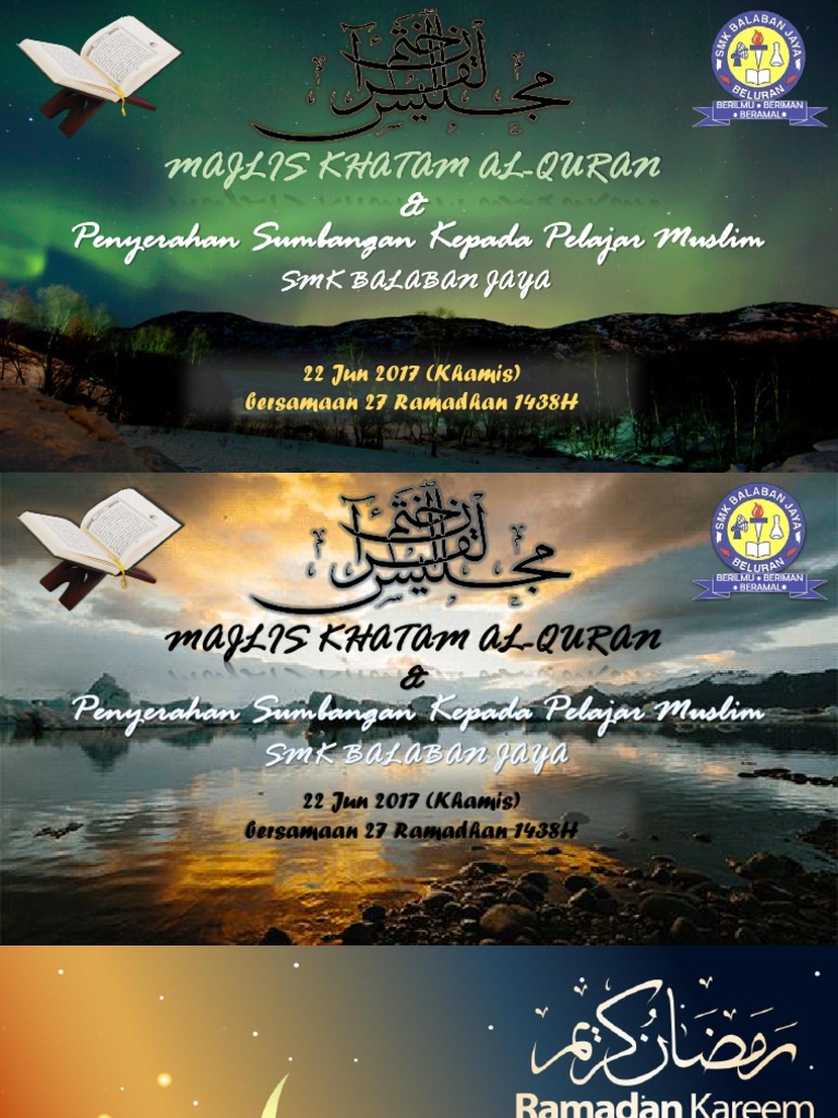 Backdrop Khatam Quran | PDF