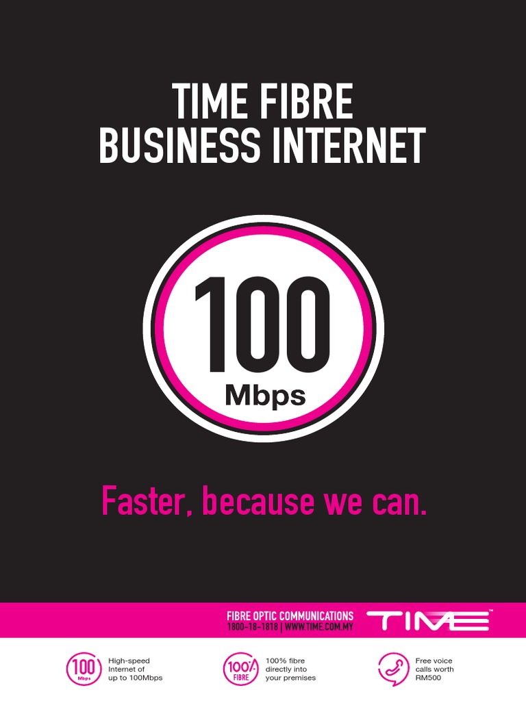 Brochure-TIME Fibre Broadband 100Mbps | PDF