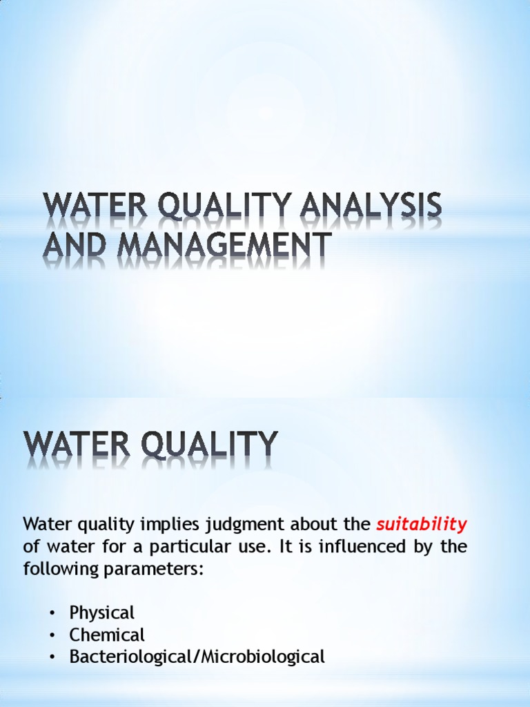 2 - Water Quality Analysis and Management | Magnesium | Ph