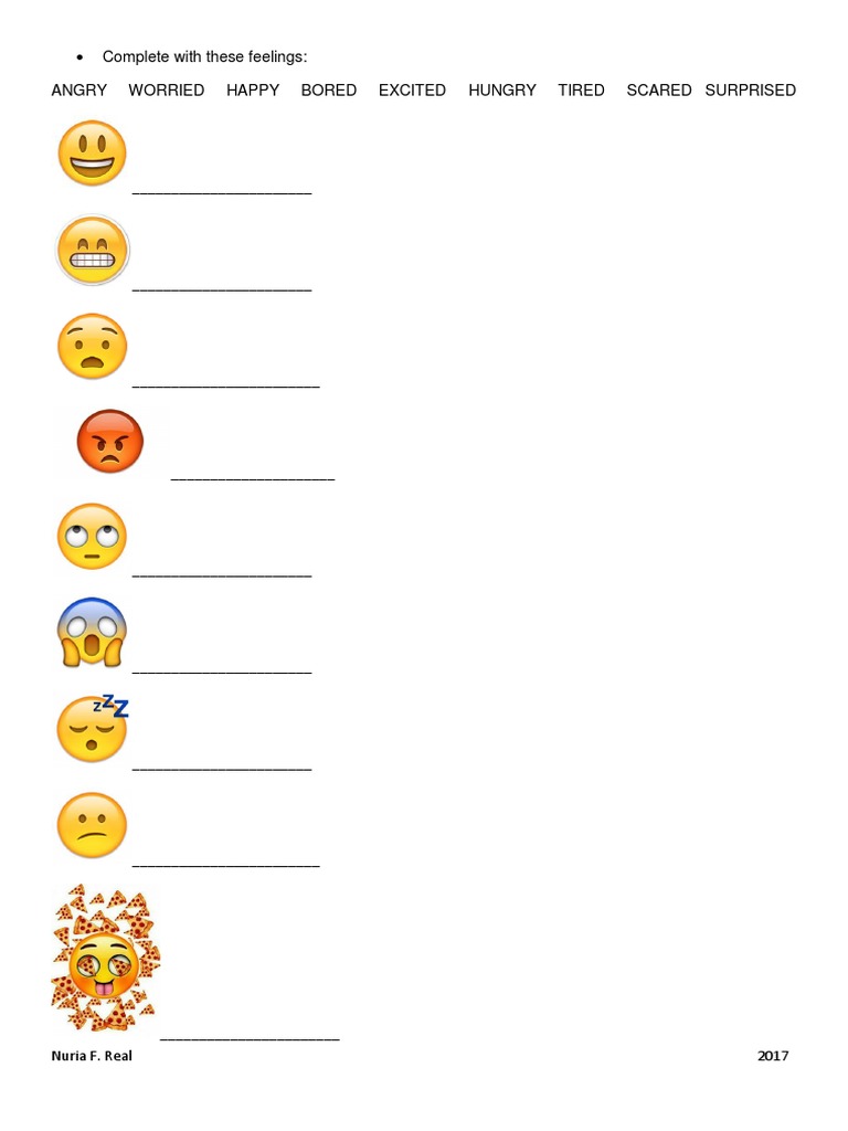 Emojis Feelings | PDF
