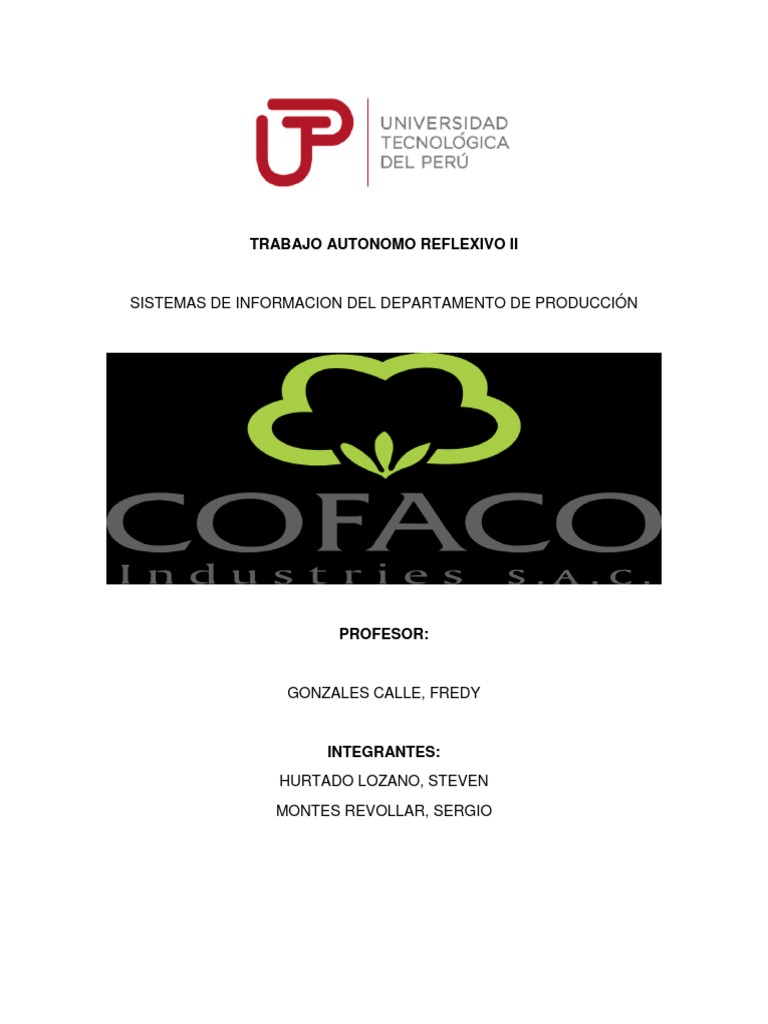 Cofaco Industries S | PDF | Toma de decisiones | Calidad (comercial)