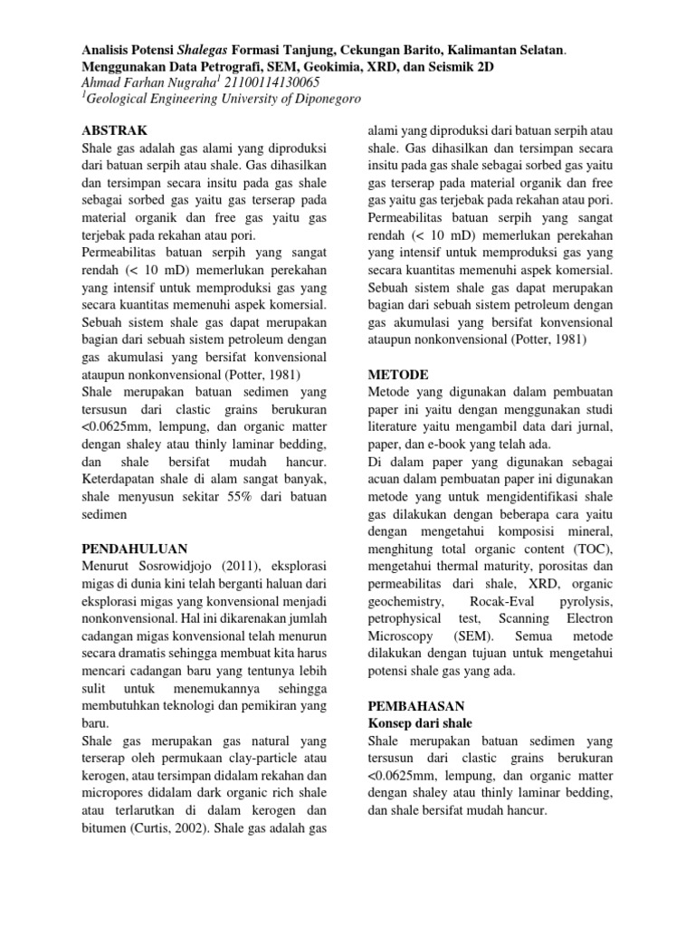 Paper Shale Gas | PDF