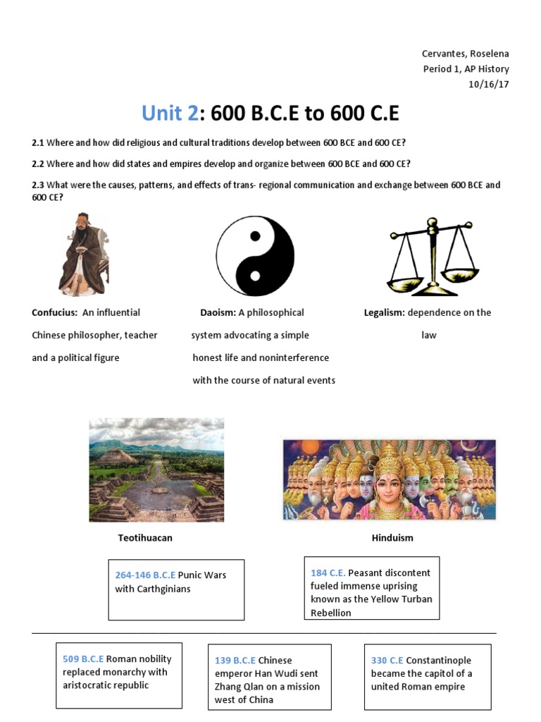 Unit 2 CP | PDF | History