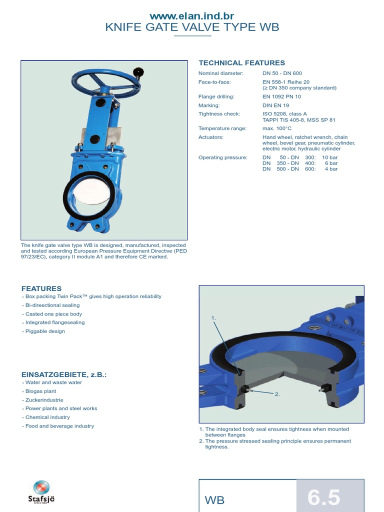 Knife Gate Valve Type WB Knife Gate Valve Type WB | Download Free PDF ...