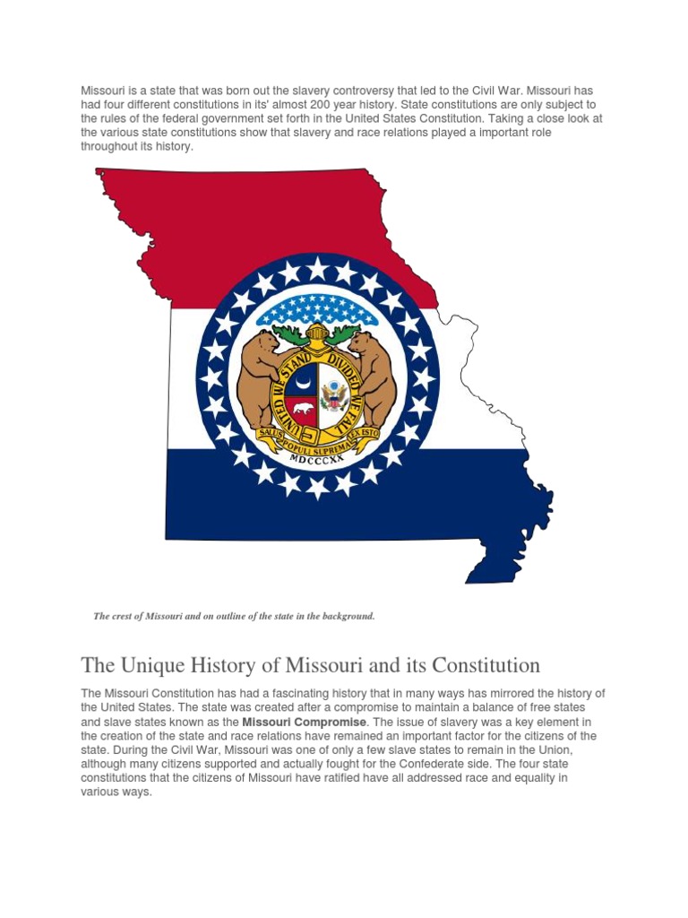 Missouri Constitution Facts | PDF | United States Constitution ...