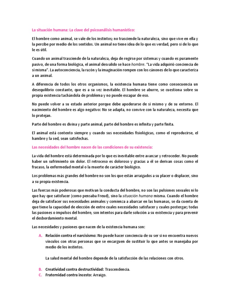 La Dualidad del Ser Humano en Psicoanálisis | PDF | Existencia | Filosofía