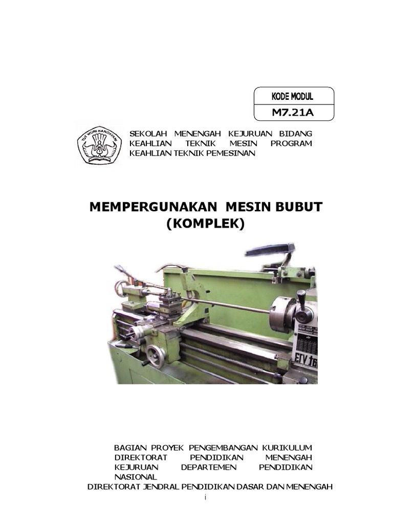 Modul Pembelajaran Mesin Bubut Kompleks | PDF | Komputer