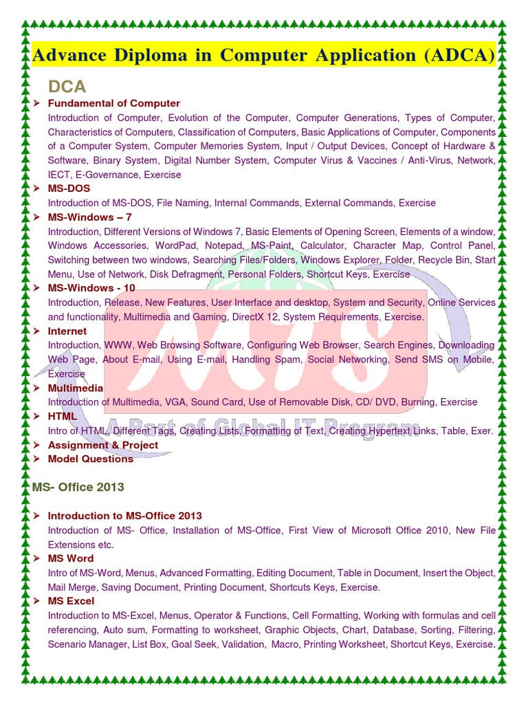 ADCA | PDF | Adobe Photoshop | Microsoft Windows