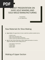 Shoe Manufacturing Process | PDF | Shoe | Sewing