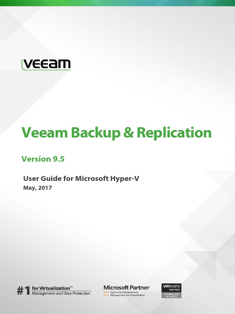 Veeam Backup 9 5 User Guide Hyperv | PDF | Hyper V | Replication (Computing)