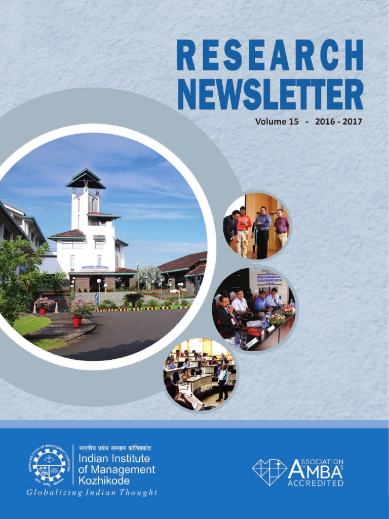 Research Newsletter 2017 Final | PDF | Informal Sector | Economics