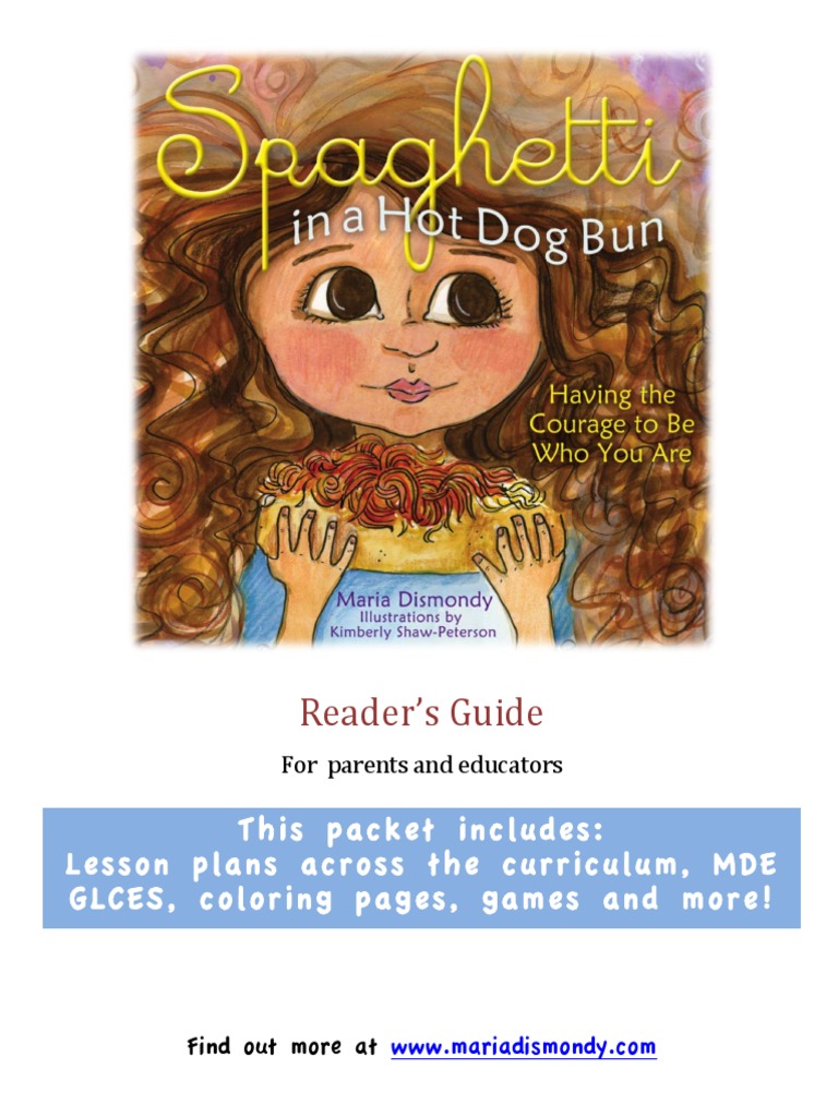 Spaghetti Readers Guide | PDF | Reading Comprehension | Baking