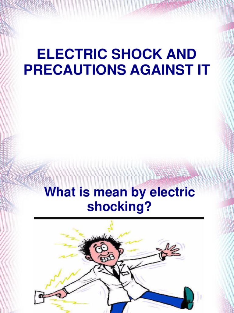 Electric Shock and Precautions Against It | PDF | Electric Shock ...