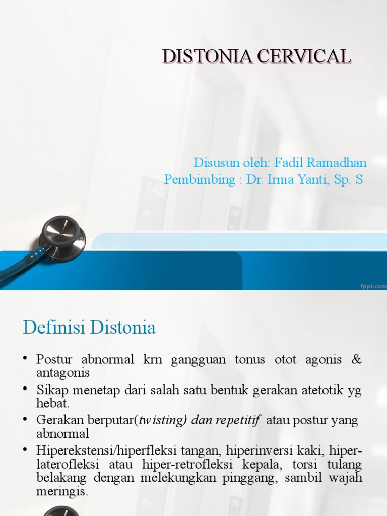 Distonia Cervical | PDF