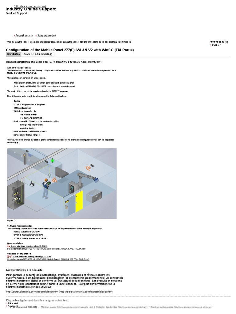 Configuration of The Mobile Panel 277 (F) IWLAN V2 With WinCC (TIA ...