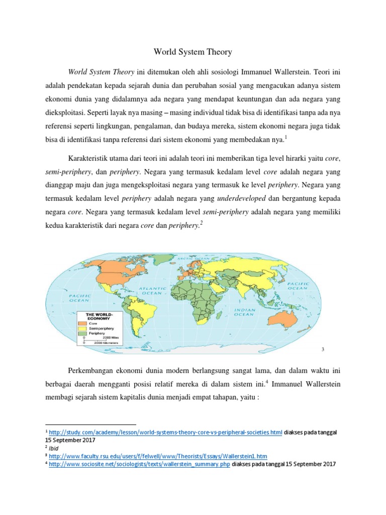 World System Theory | PDF
