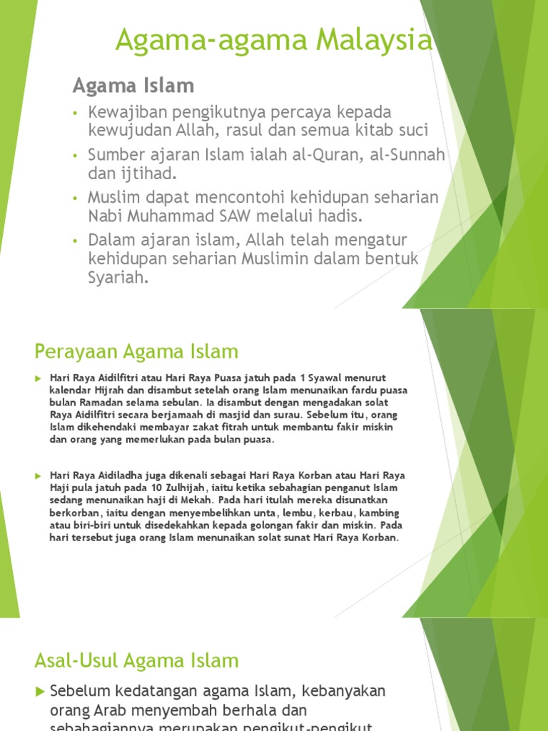 Agama Agama Malaysia | PDF