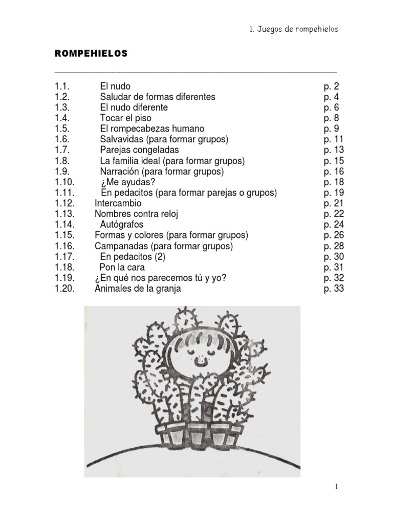 Rompehielos (1-20) | PDF | Ritmo | Jardín de infancia
