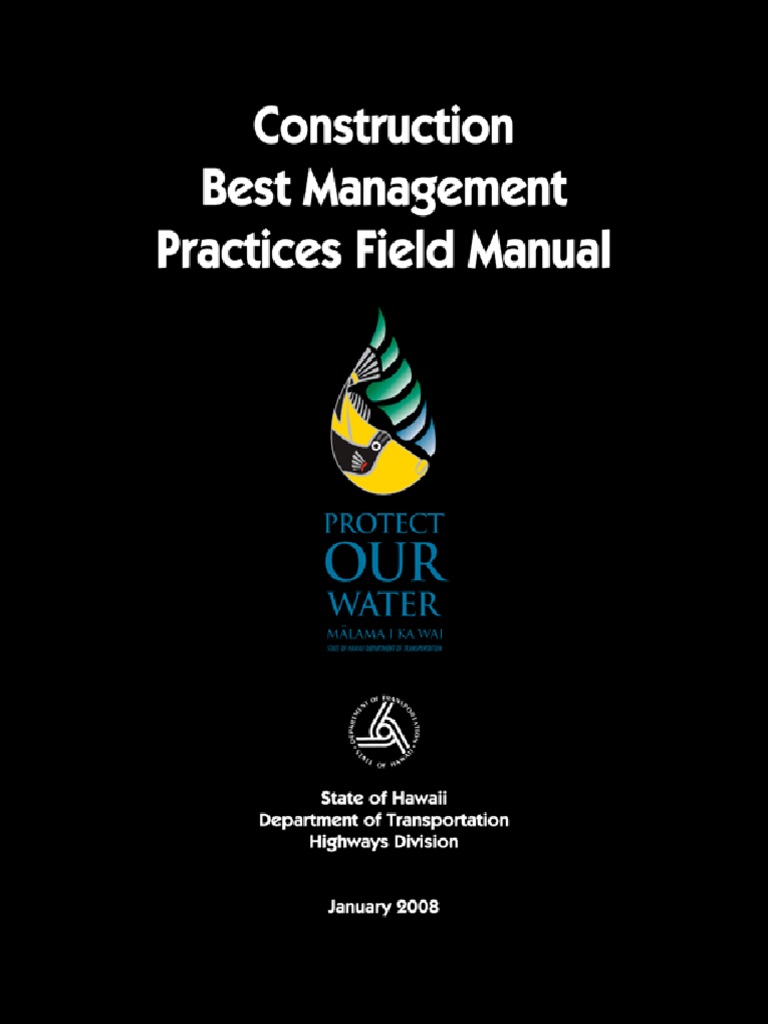 Construction BMP Field Manual PDF | PDF | Septic Tank | Sanitation