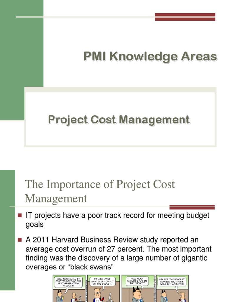 PMI Knowledge Areas: Project Cost Management | PDF | Economies ...