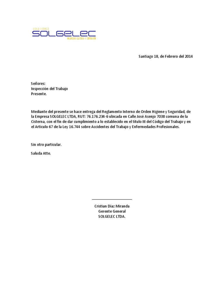 Carta para Inspeccion | PDF