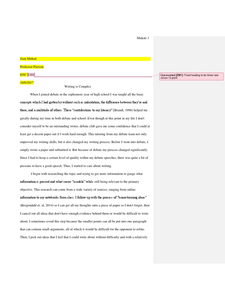 Highlighted Paper | PDF | Essays | Paragraph