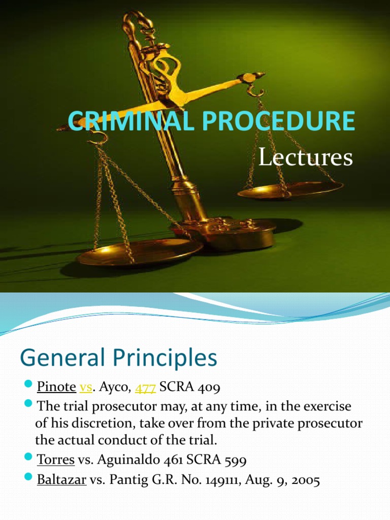 Key Concepts in Criminal Procedure | PDF | Arrest | Jurisprudence
