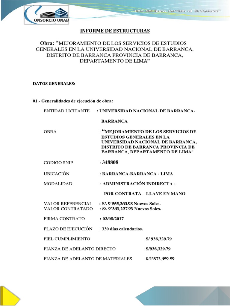 Informe de Estructuras | PDF | Ingeniería estructural | Ingeniería de ...