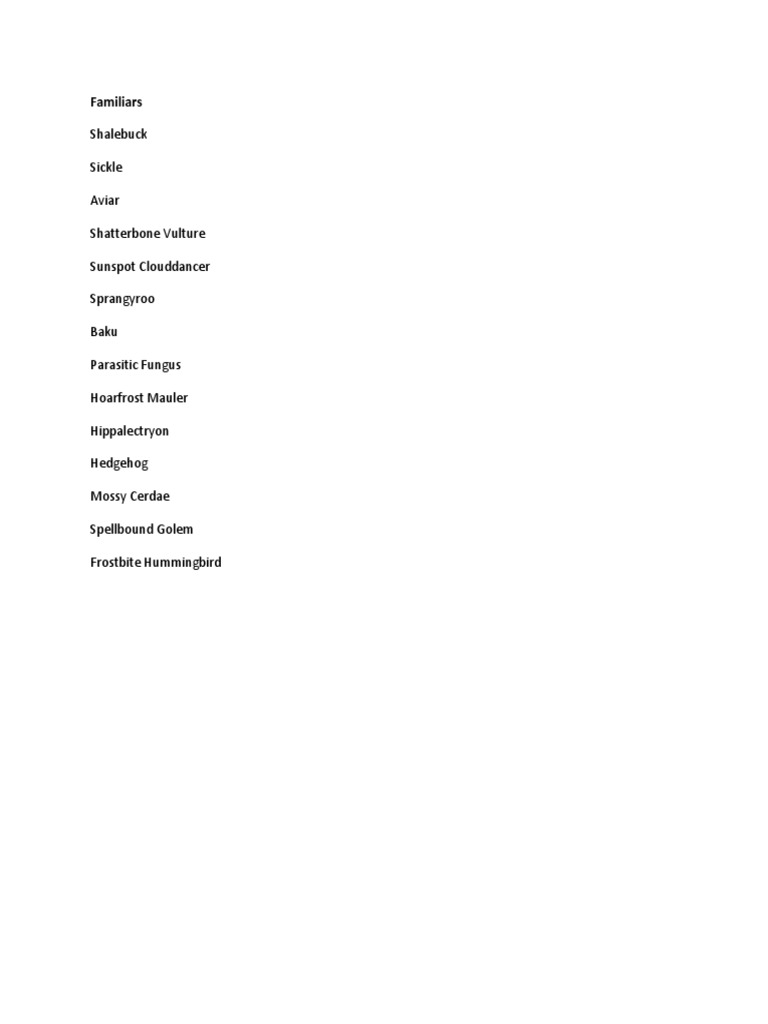 Fantasy Creature Compendium | PDF | Law