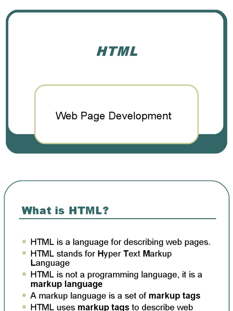 Web Design | PDF | Html | Html Element
